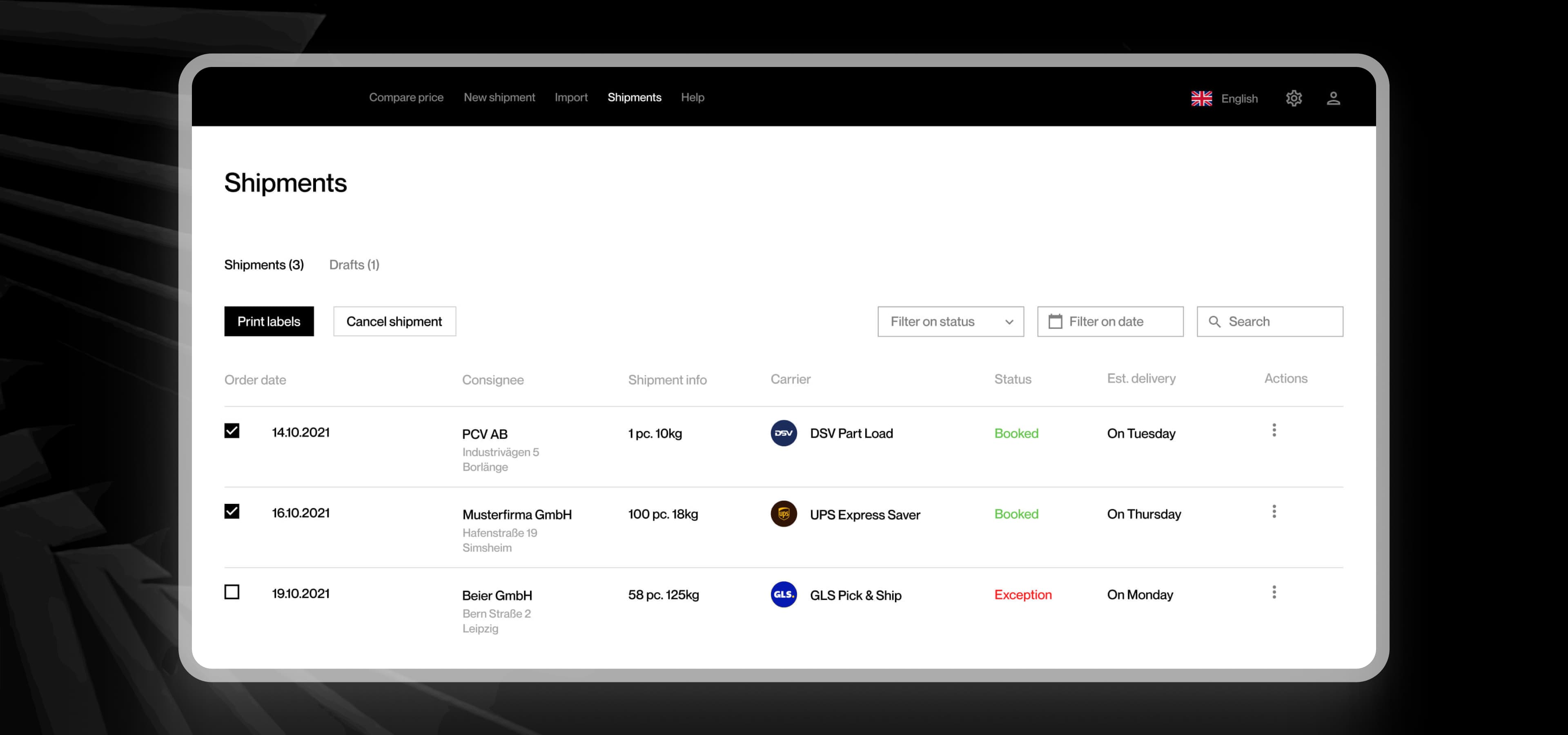 Case study: Logistics Tracking Platform | ElifTech
